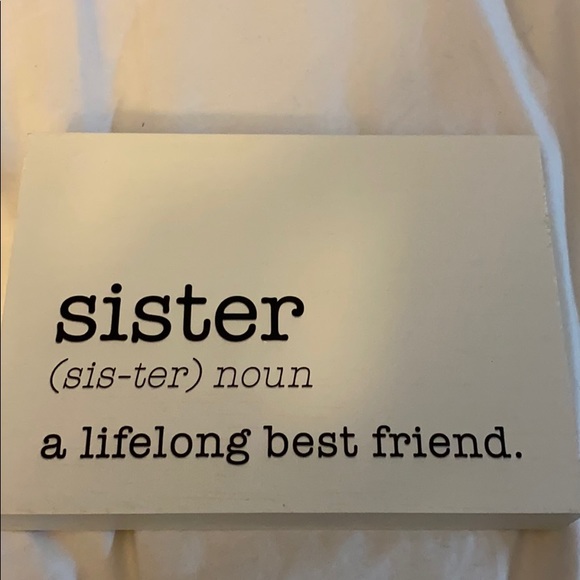 Accents | Wooden Sister Sign | Poshmark
